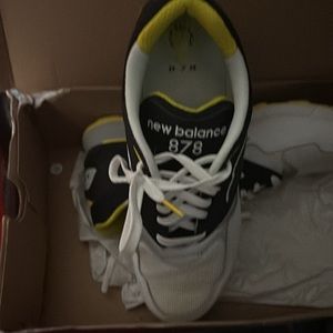 New Balance | Shoes | Mens New Balance Size 2 In White Black And Yellow ...